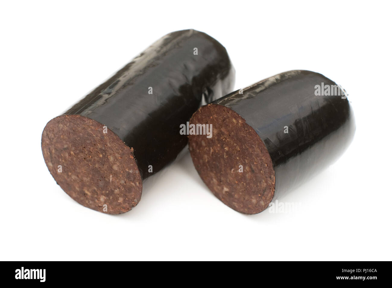 Blutwurst auf schwarz -Fotos und -Bildmaterial in hoher Auflösung – Alamy