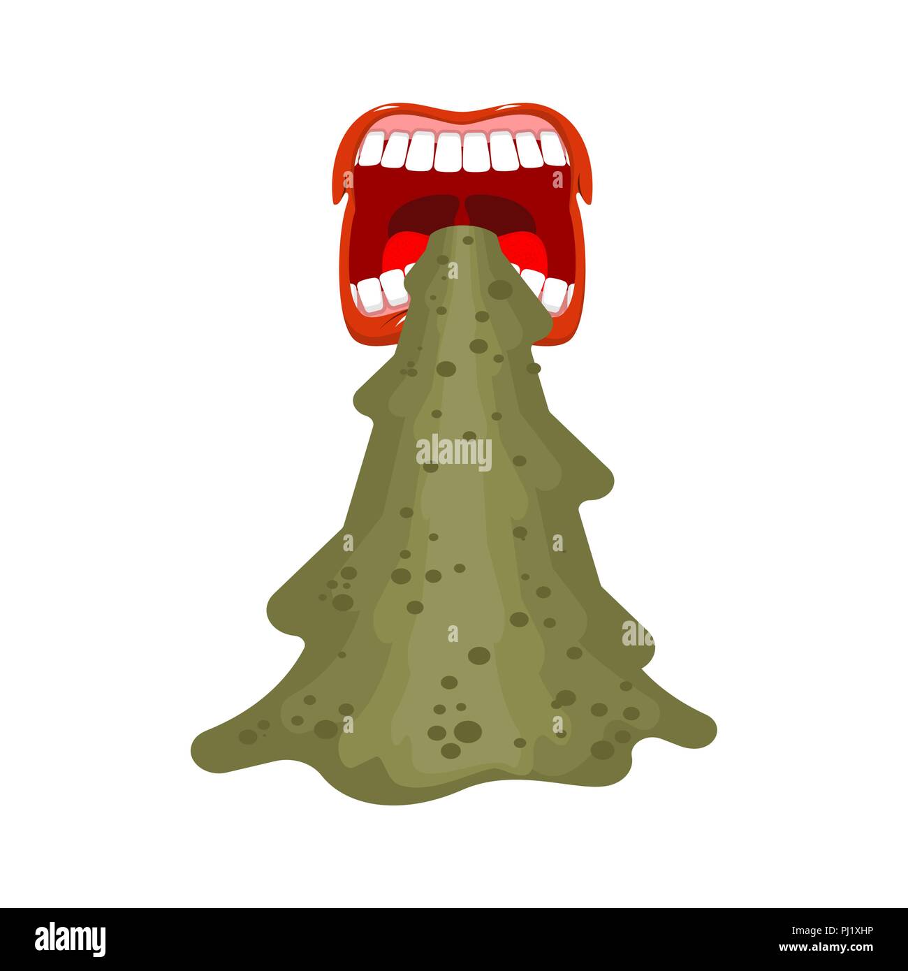 Man vomiting toilet Stock-Vektorgrafiken kaufen - Alamy
