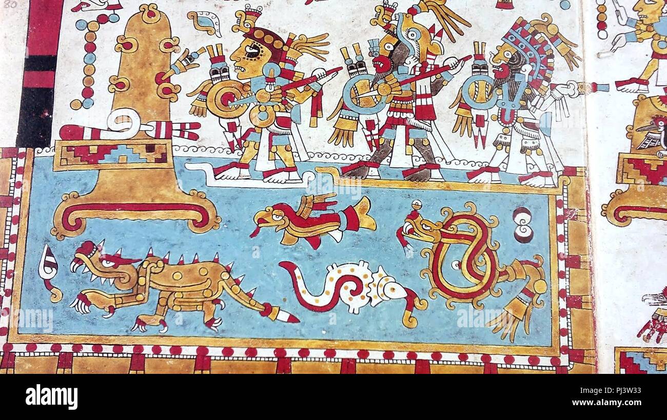 Aztekische geschichte historisches archiv archiv -Fotos und ...