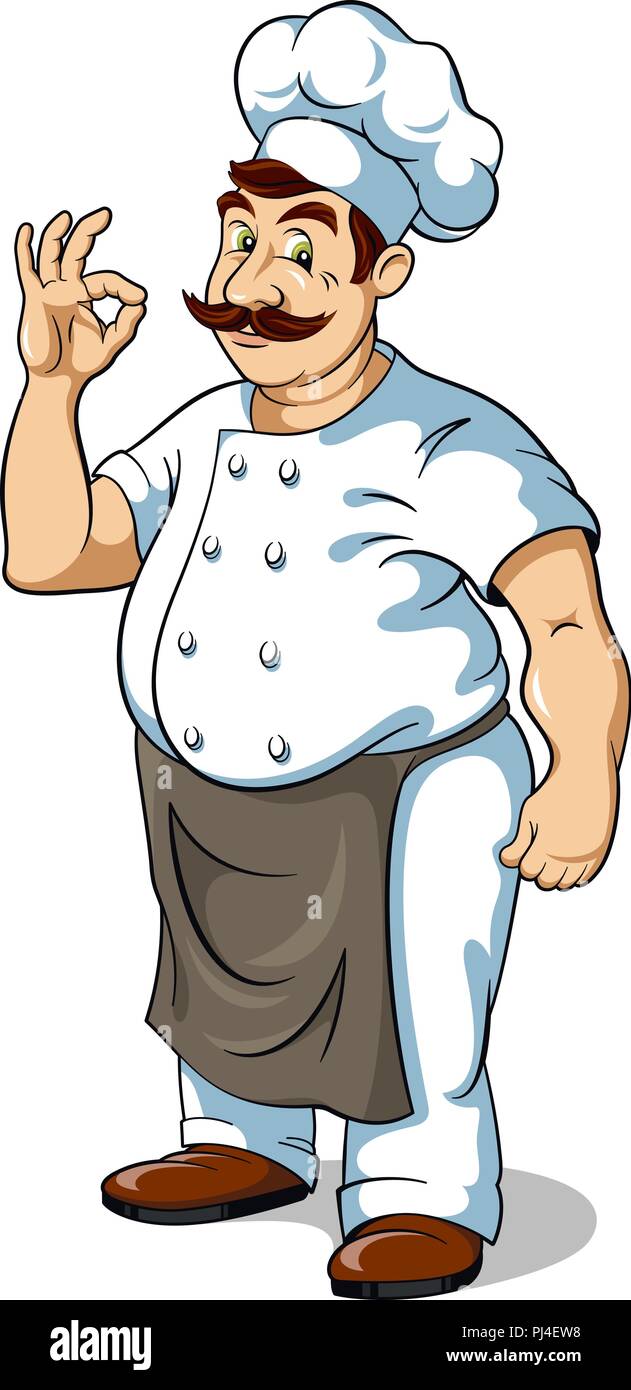 Küchenchef illustration Stock-Vektorgrafiken kaufen - Alamy