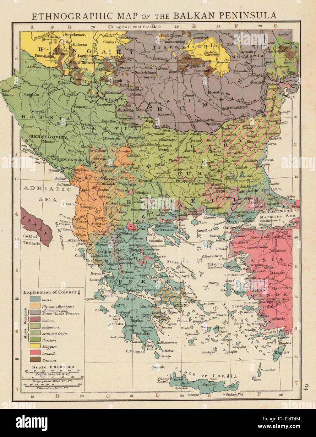 Balkan map -Fotos und -Bildmaterial in hoher Auflösung – Alamy