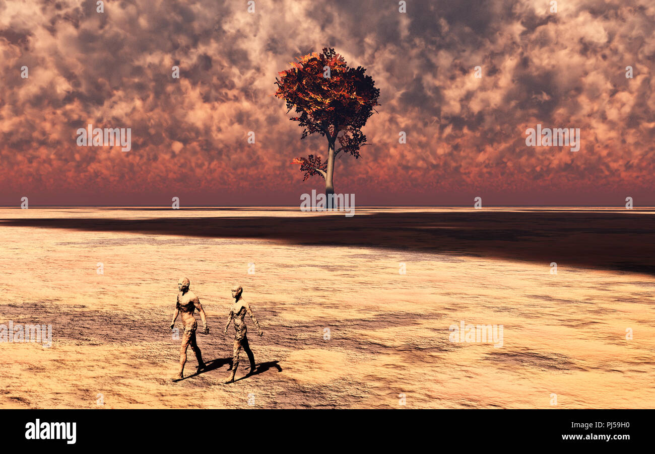 Adam und Eva aus Eden Stockfotografie - Alamy