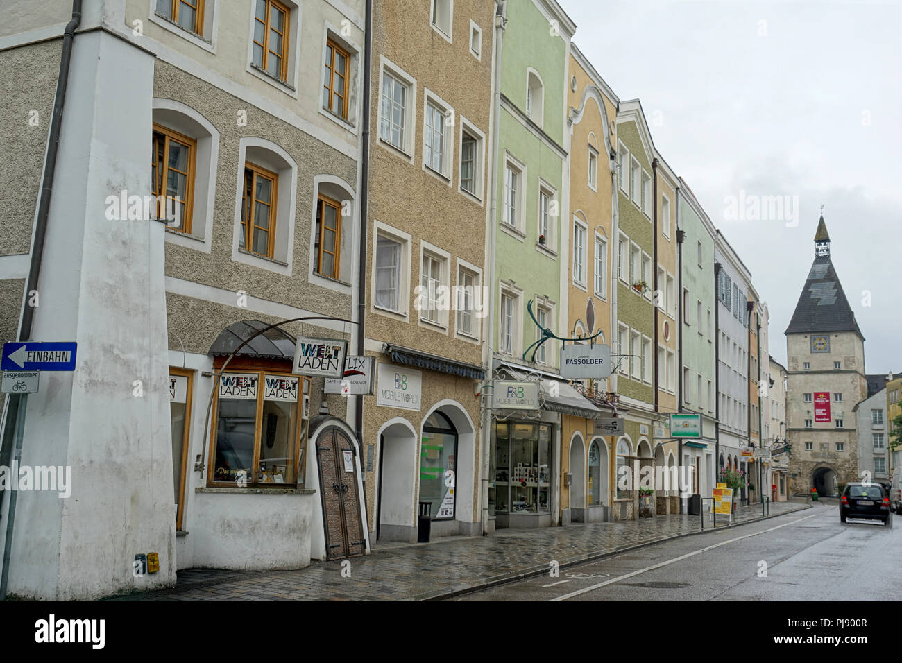 , Stadttorturm Stadtplatz, Braunau am Inn, Innviertel, Oberösterreich ...