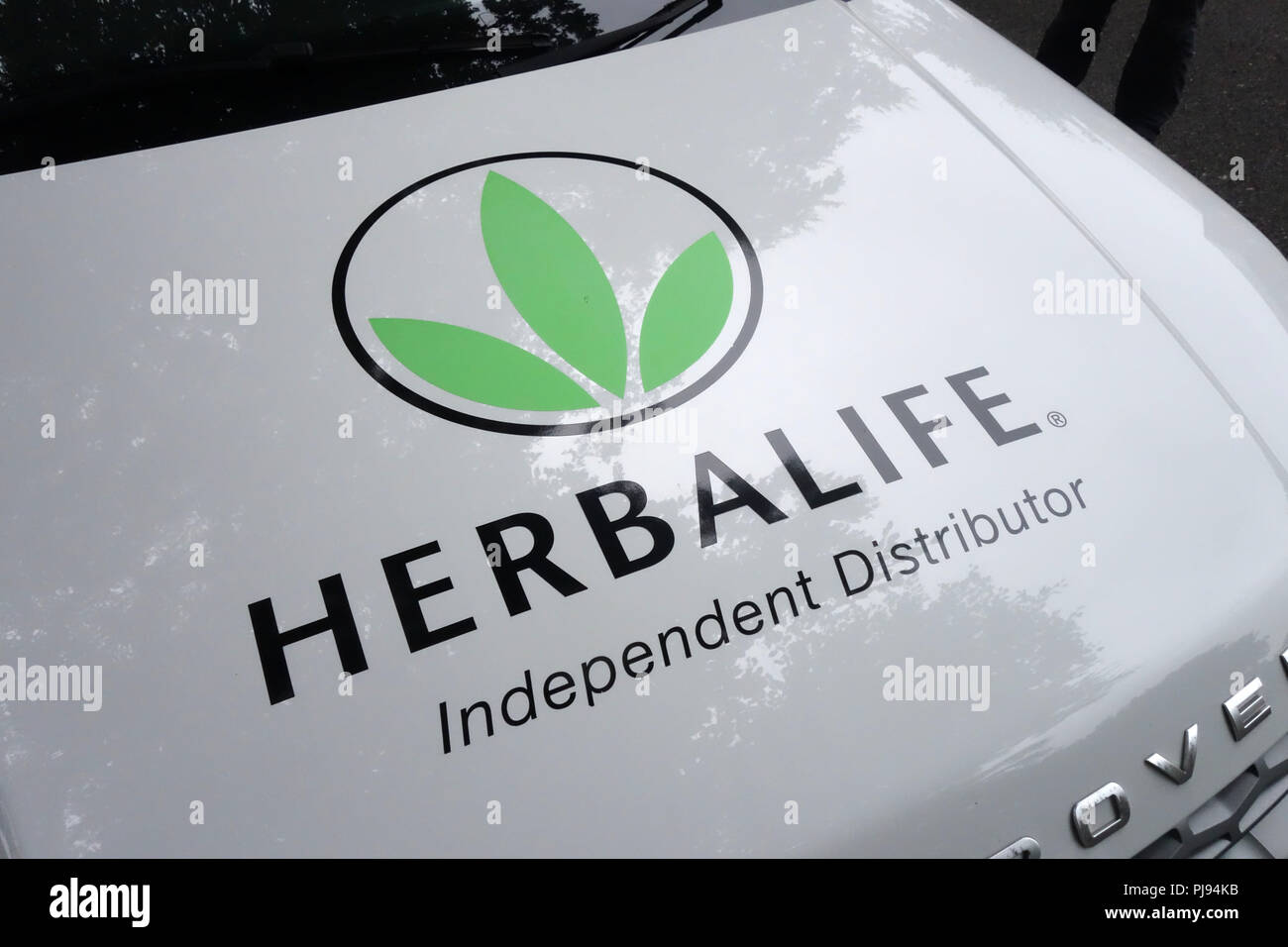 Logo auf der Herbalife Herbalife Health Coach Range Rover Evoque ...
