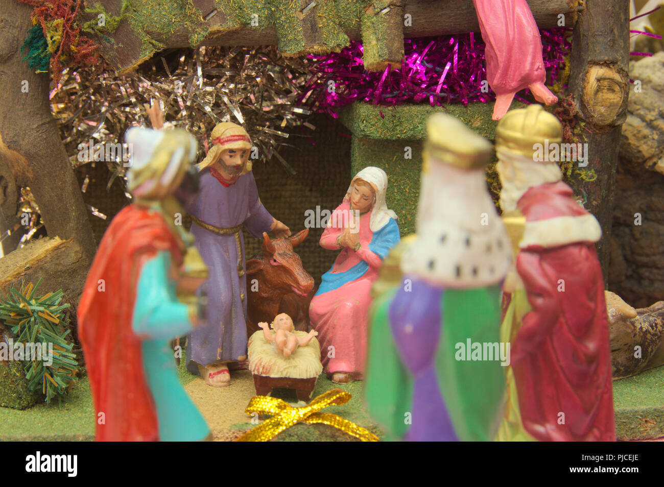 Baby Jesus In Der Krippe Stockfotos und -bilder Kaufen - Alamy