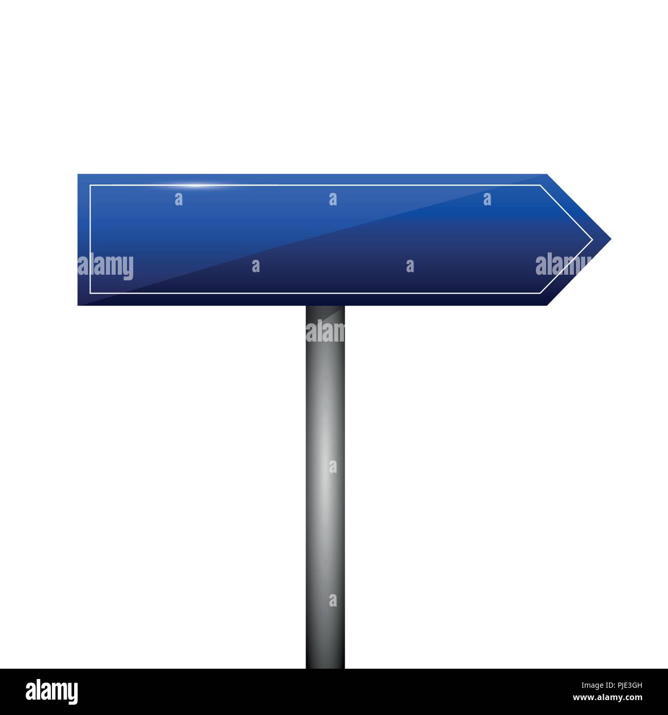 Verkehrszeichen mit pfeil Stock-Vektorgrafiken kaufen - Alamy