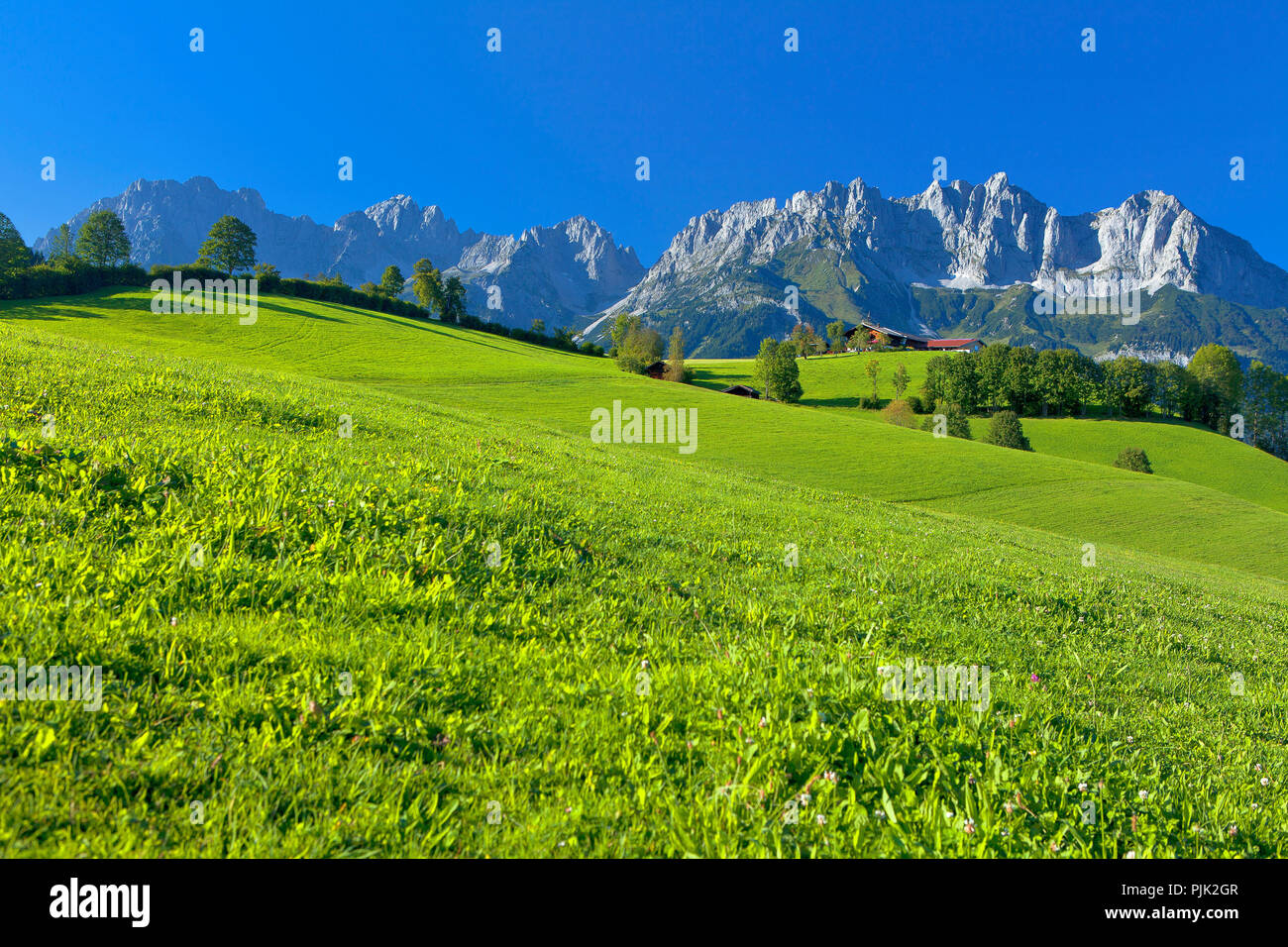Bauernhof gegen ellmauer halt wilder kaiser -Fotos und -Bildmaterial in ...