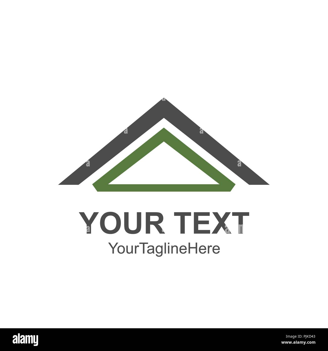 Haus Dach und Home logo Vektor Element. Company Logo Design Stock ...
