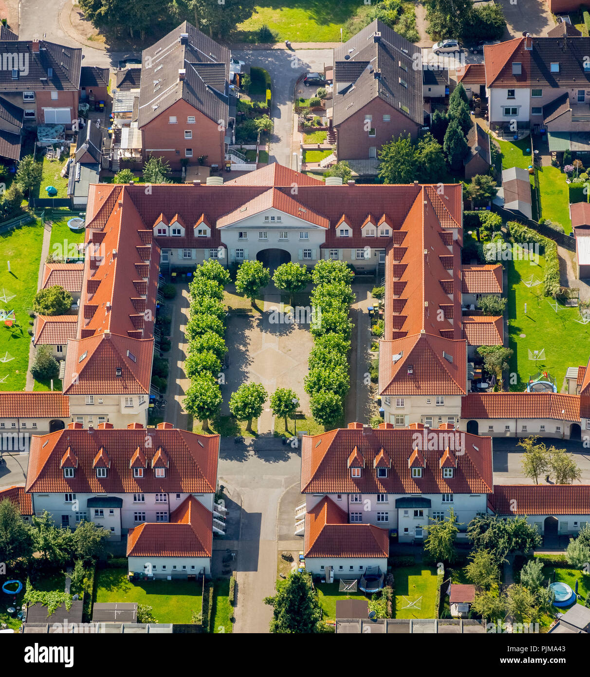 Lünen Wethmar Siedlung Wevelsbacher Weg, zeche Siedlung für Zeche ...