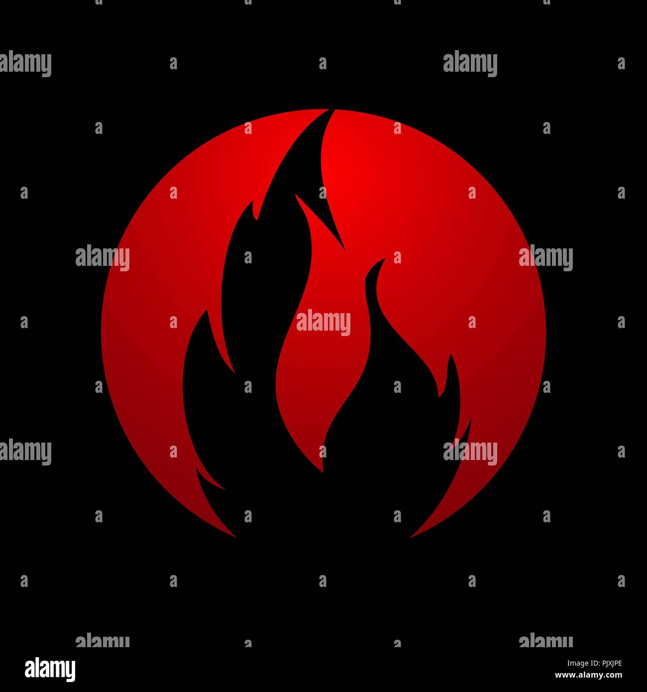Flamme logo Feuer Symbol. Feuer Flamme logo Vorlage. Vektor Stock ...