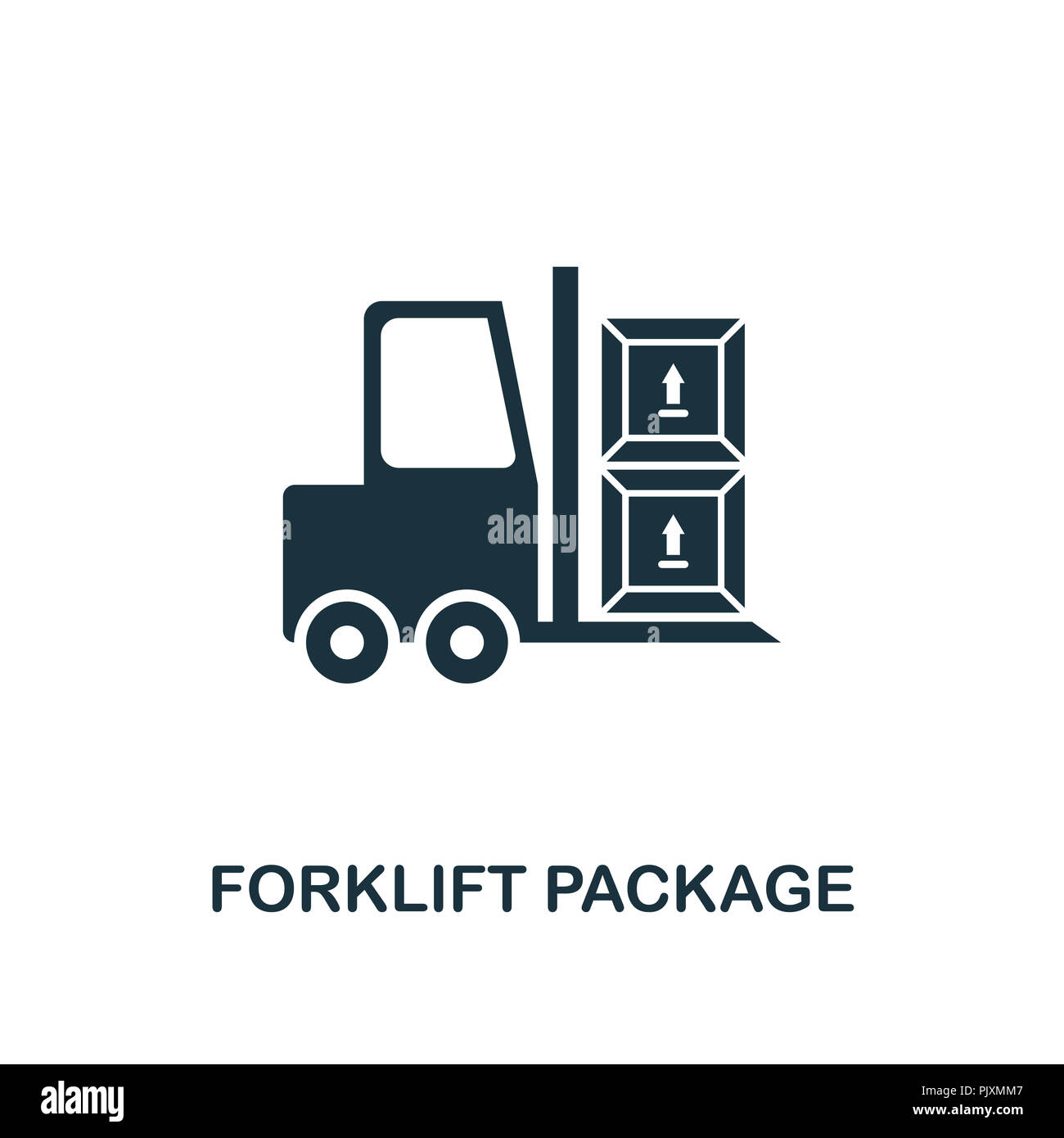 Forklift Icon Stockfotos und -bilder Kaufen - Alamy