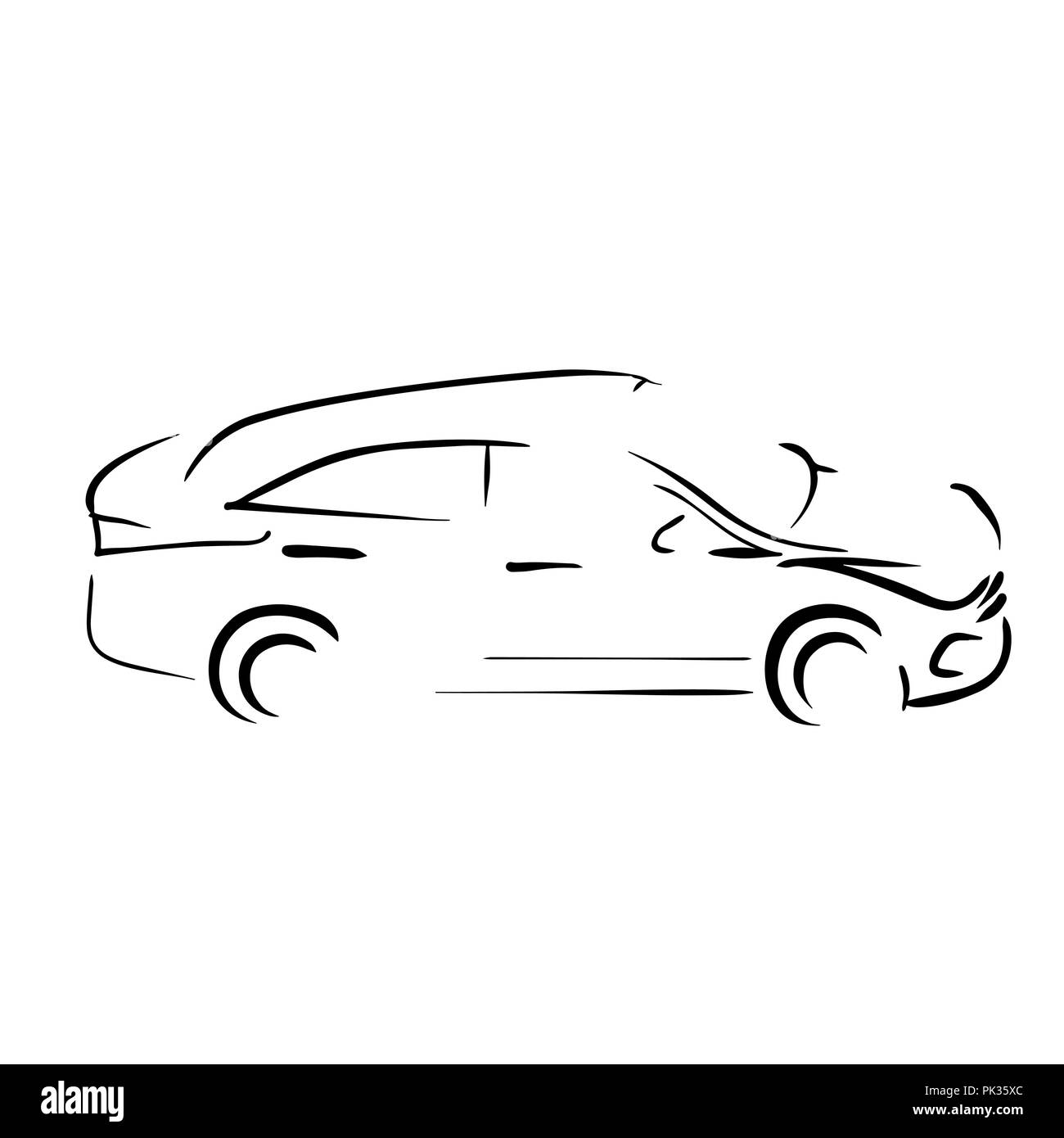 Auto skizze Stock-Vektorgrafiken kaufen - Alamy
