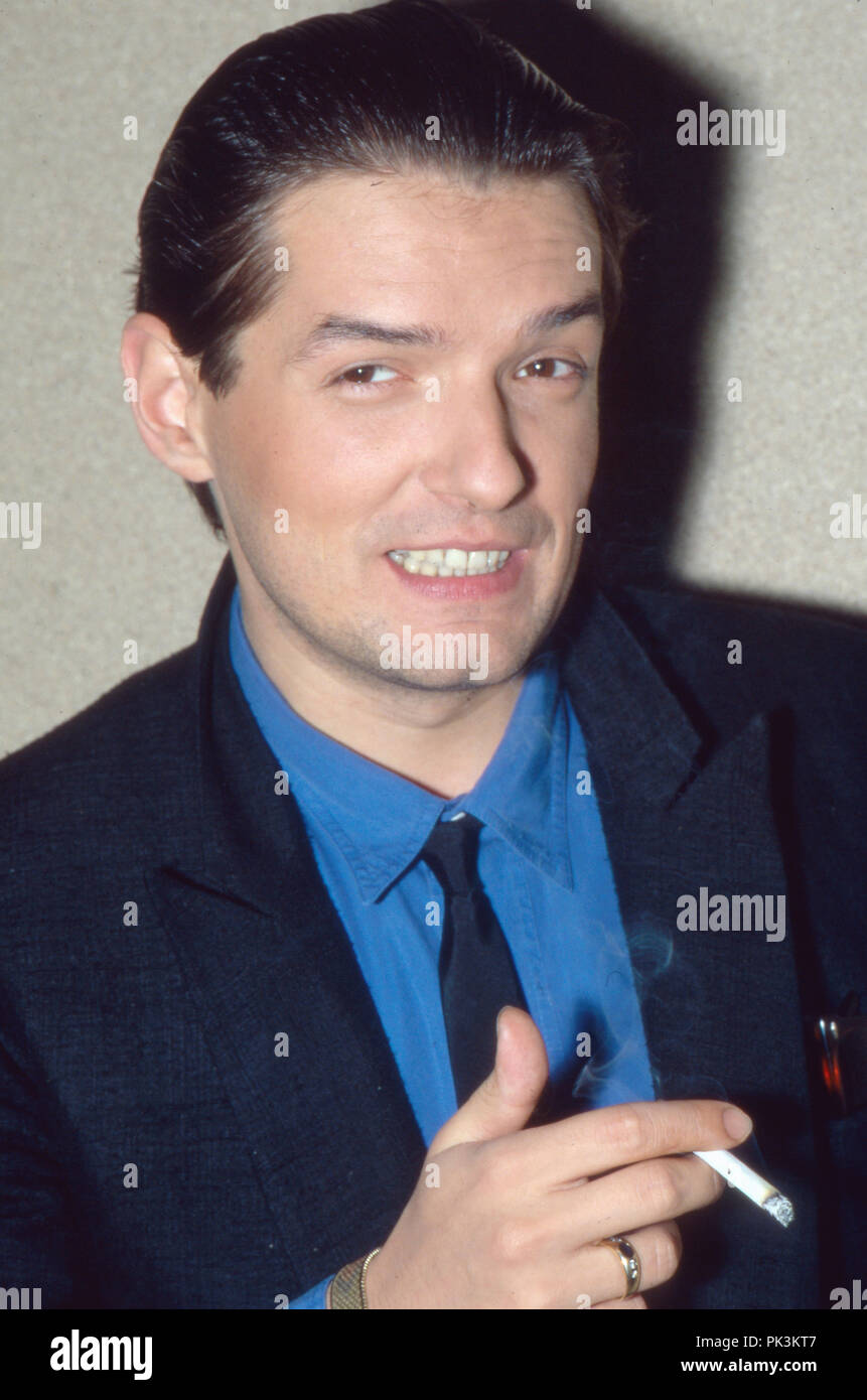 Falco, österreichischer Popsänger bei einem Auftritt, Deutschland 1985 ...