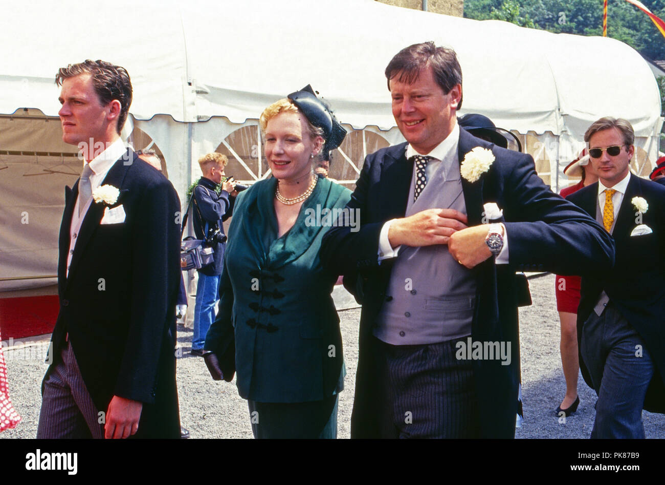 Peter Prinz zu Sayn Wittgenstein Sayn mit Ehefrau Sunnyi Melles bei der ...