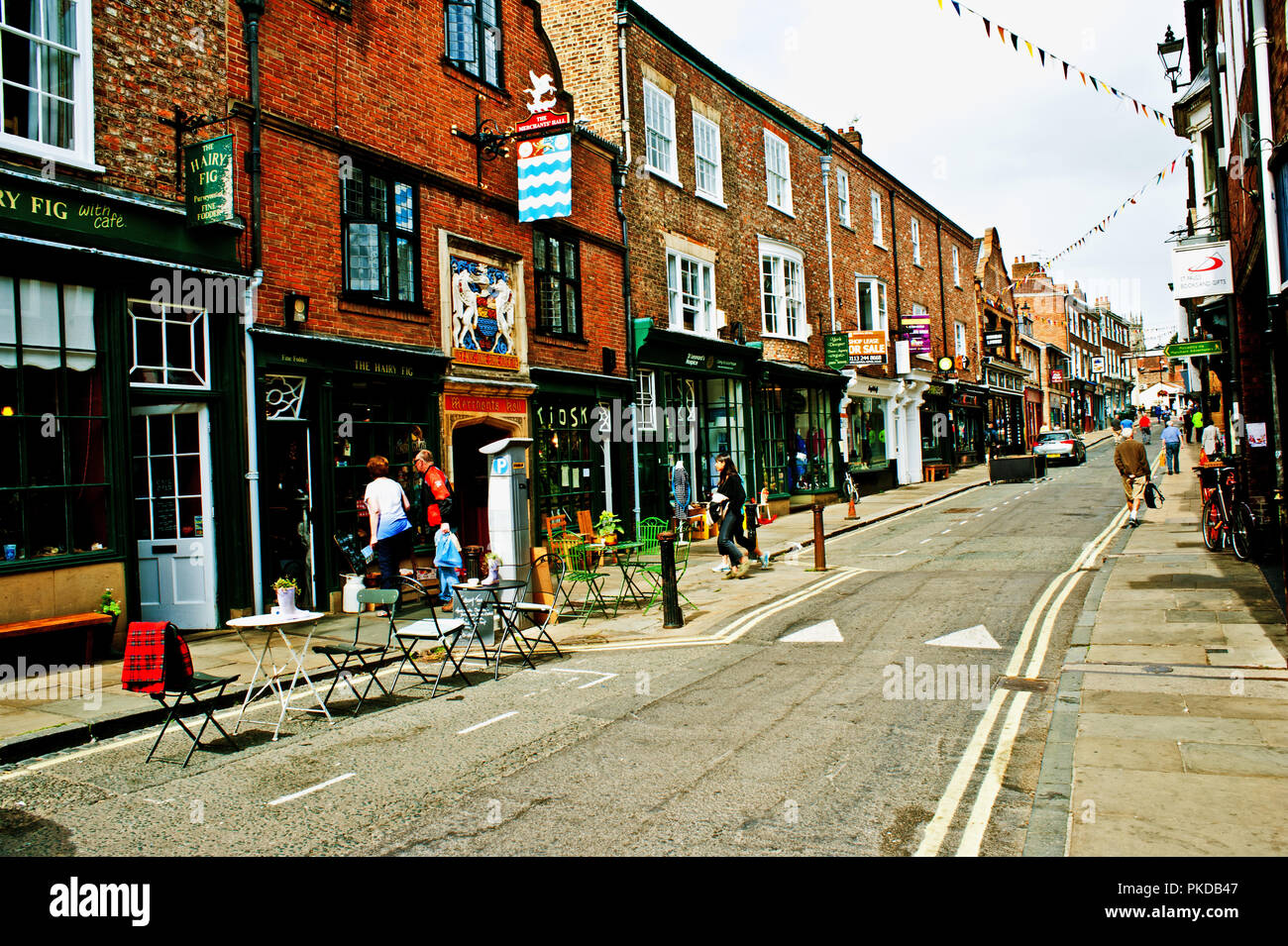 Fossgate Shopping York Stockfotos und -bilder Kaufen - Alamy
