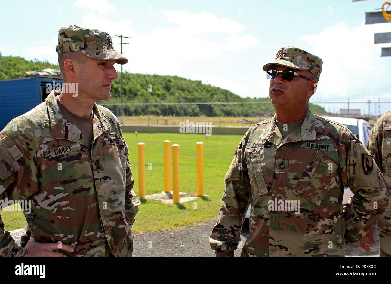 Der Adjutant General von Puerto Rico, Brig. Gen. Isabelo Rivera, den ...
