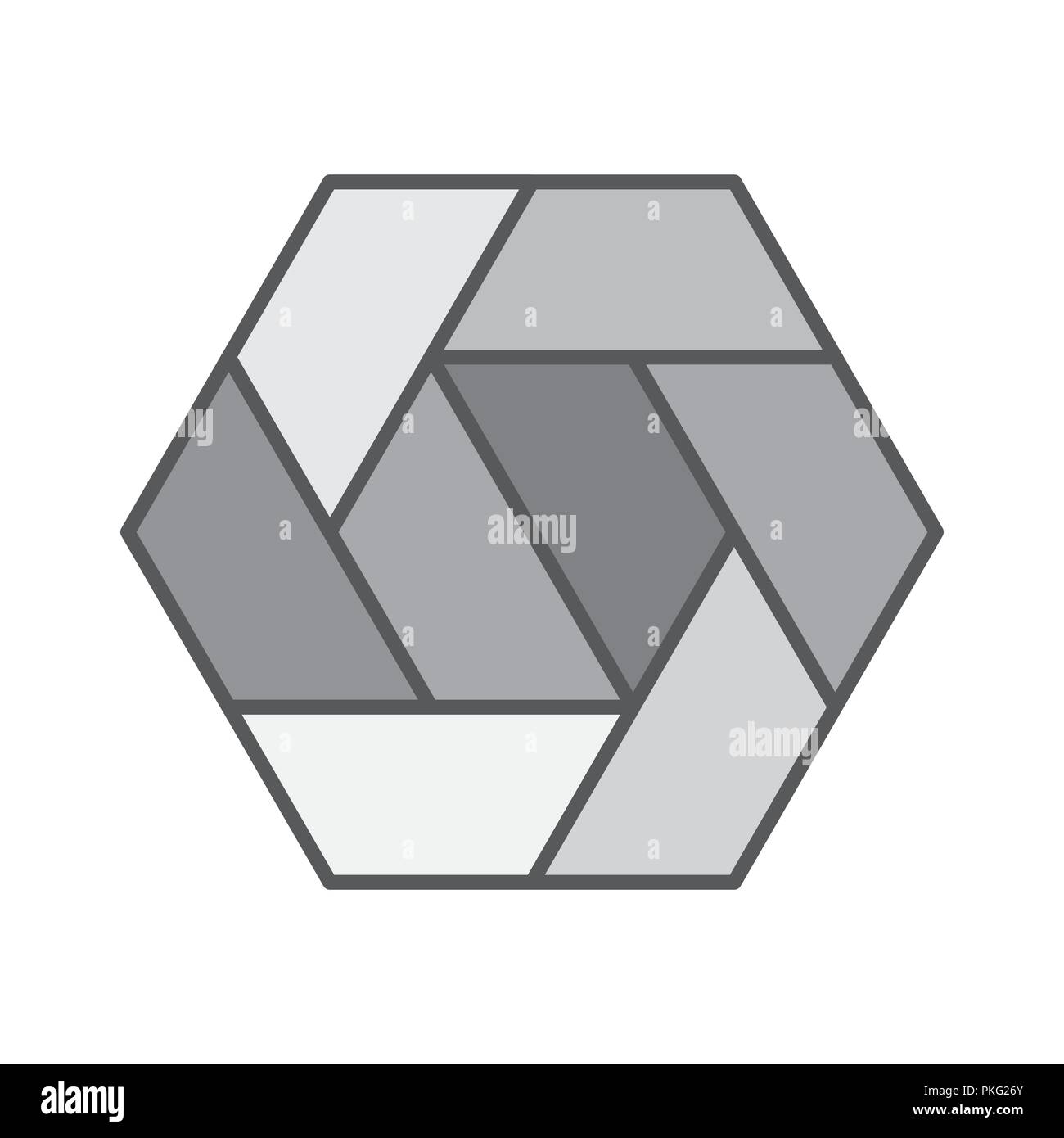 Polygon Symbol Stock-Vektorgrafiken kaufen - Alamy