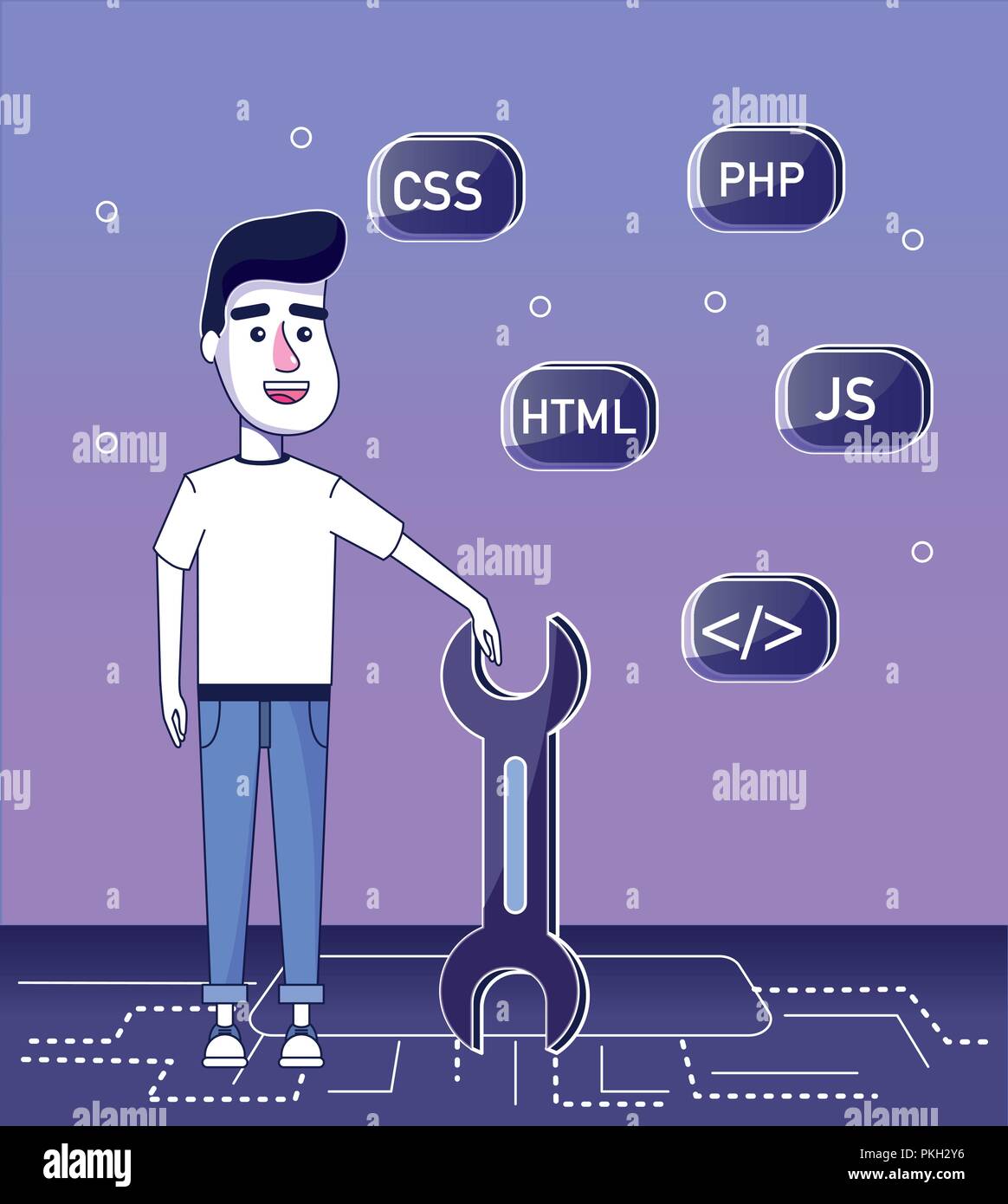 Software cartoons -Fotos und -Bildmaterial in hoher Auflösung – Alamy