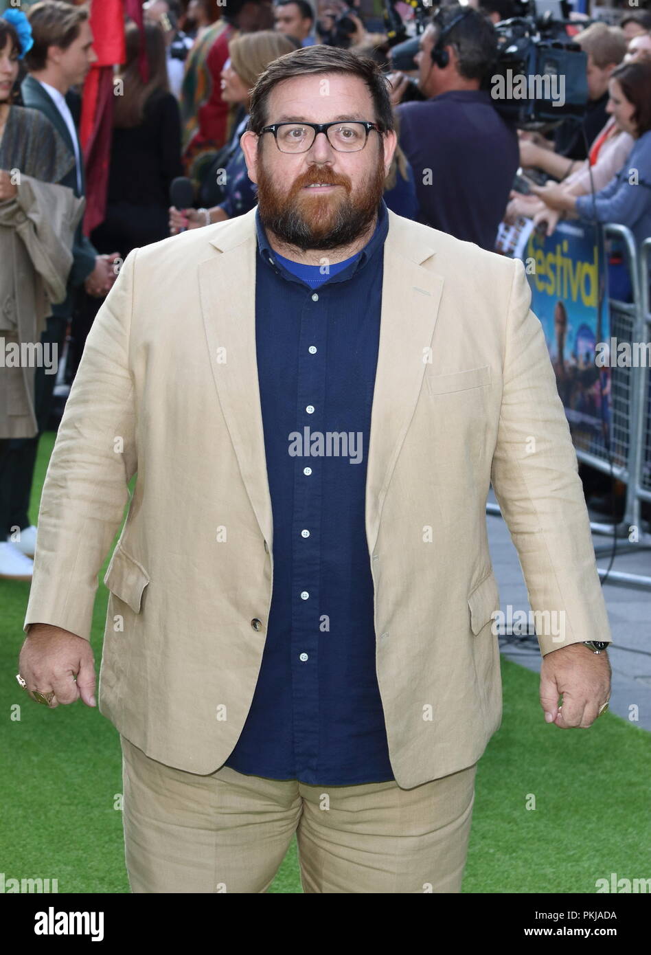 Nick frost besucht das weltpremieren festival cineworld leicester ...