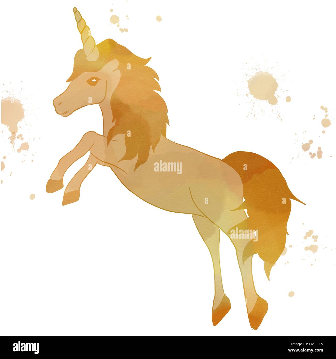 Einhorn springen -Fotos und -Bildmaterial in hoher Auflösung – Alamy