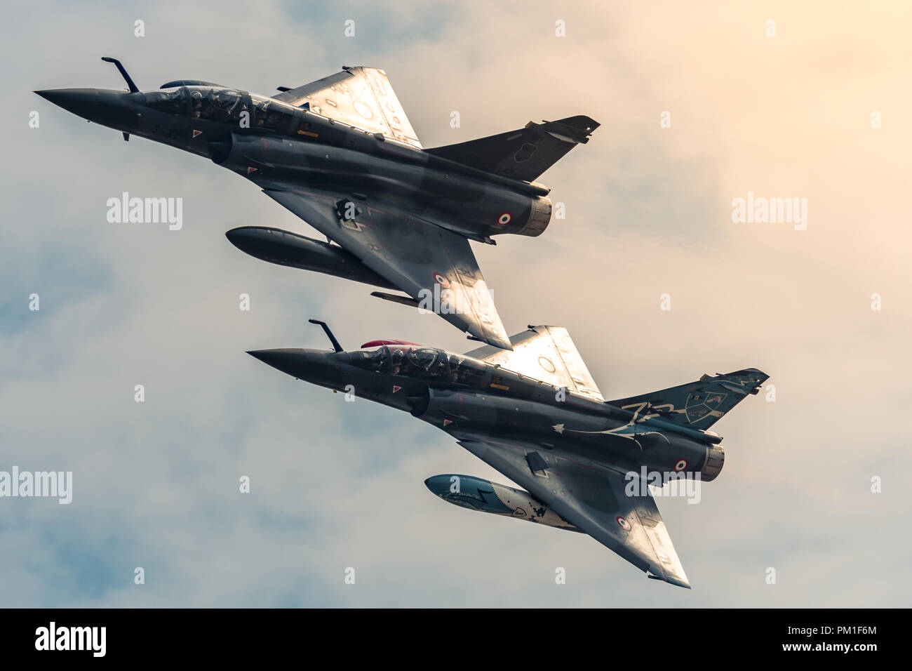 FAIRFORD, UK, 13. JULI 2018: ein Foto dokumentation Dassault die ...