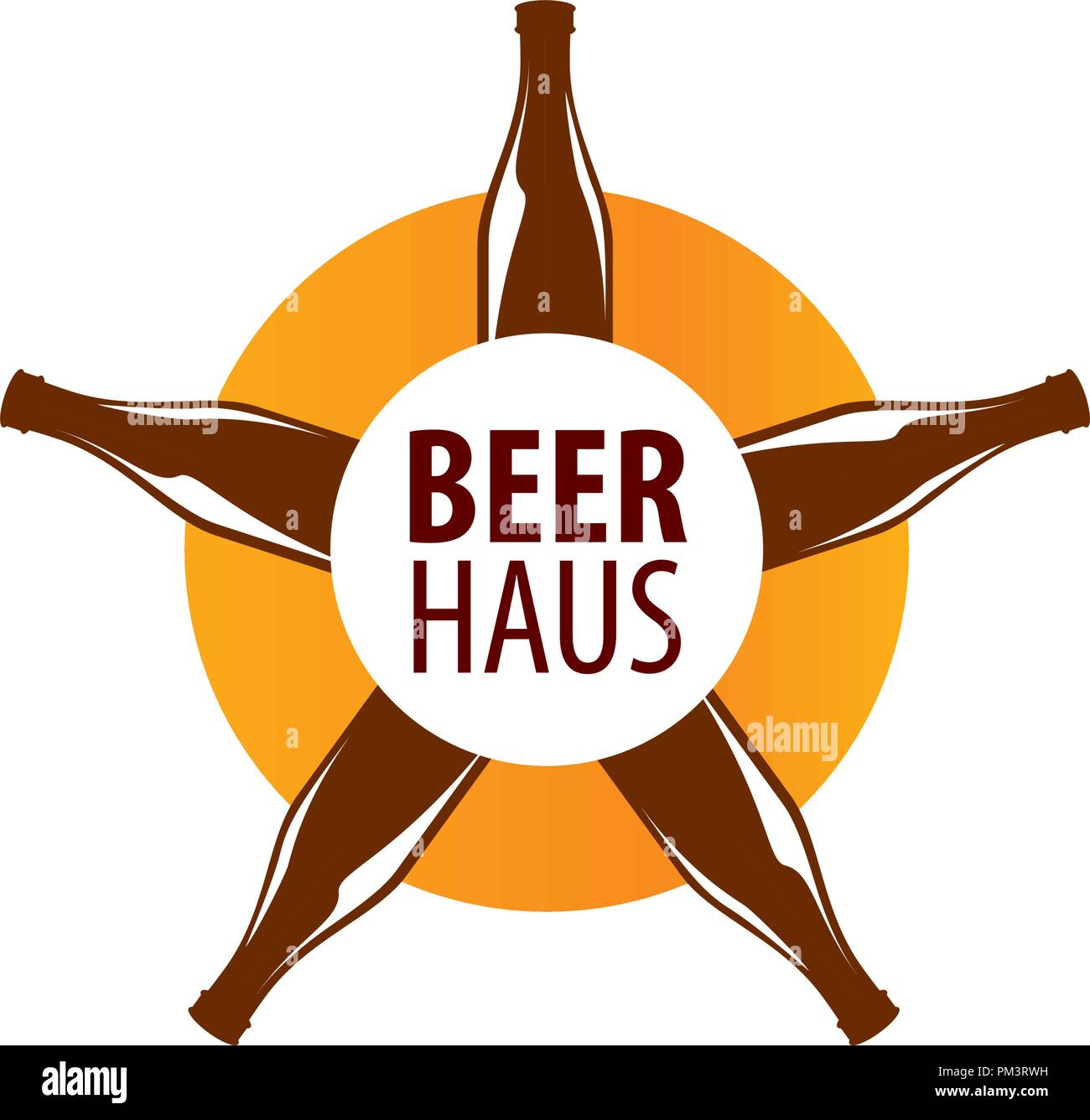 Vektor Bier logo Stock-Vektorgrafik - Alamy