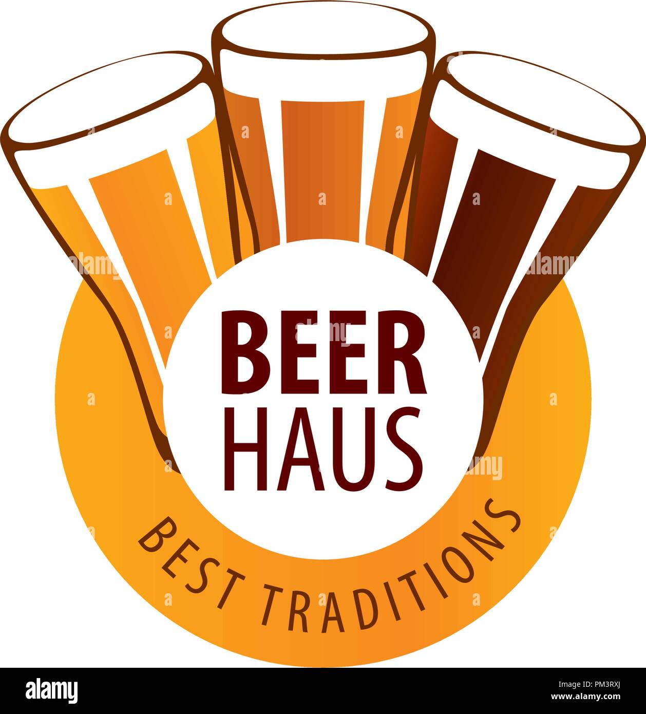 Vektor Bier logo Stock-Vektorgrafik - Alamy