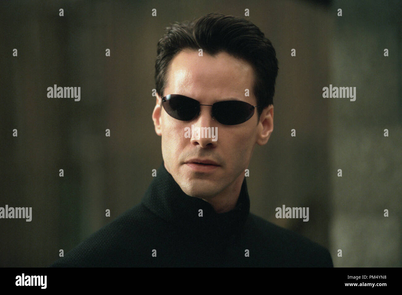 Film Still / Werbung immer noch von der "Matrix Reloaded" Keanu Reeves ...