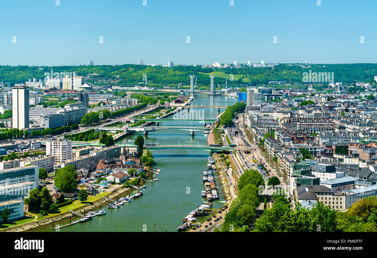 Aerial view of rouen -Fotos und -Bildmaterial in hoher Auflösung – Alamy