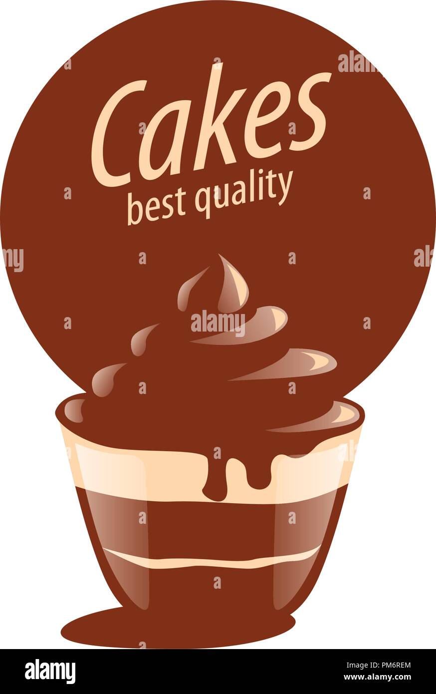 Kuchen logo Stock-Vektorgrafiken kaufen - Alamy