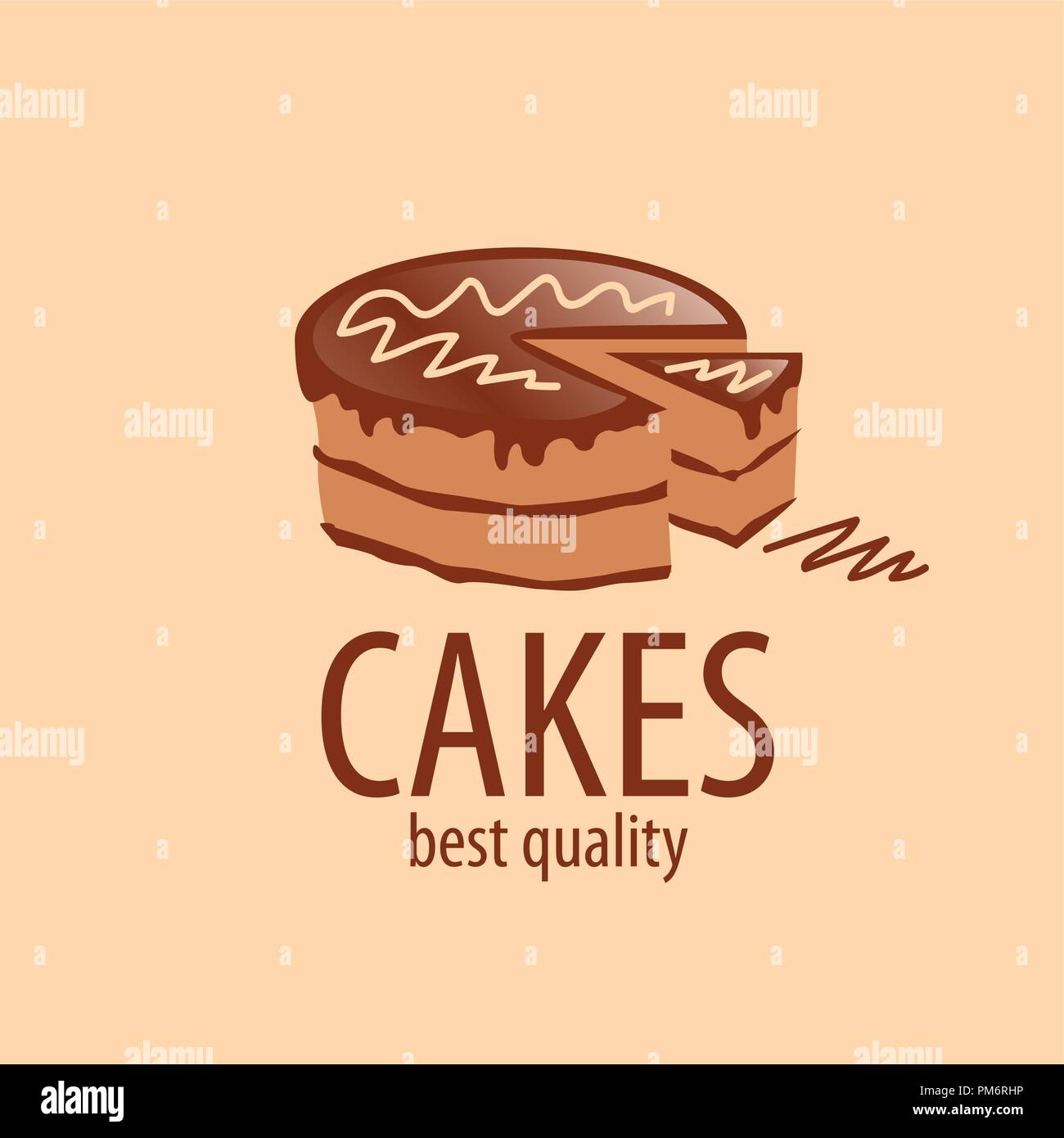 Cupcake logo Stock-Vektorgrafiken kaufen - Alamy