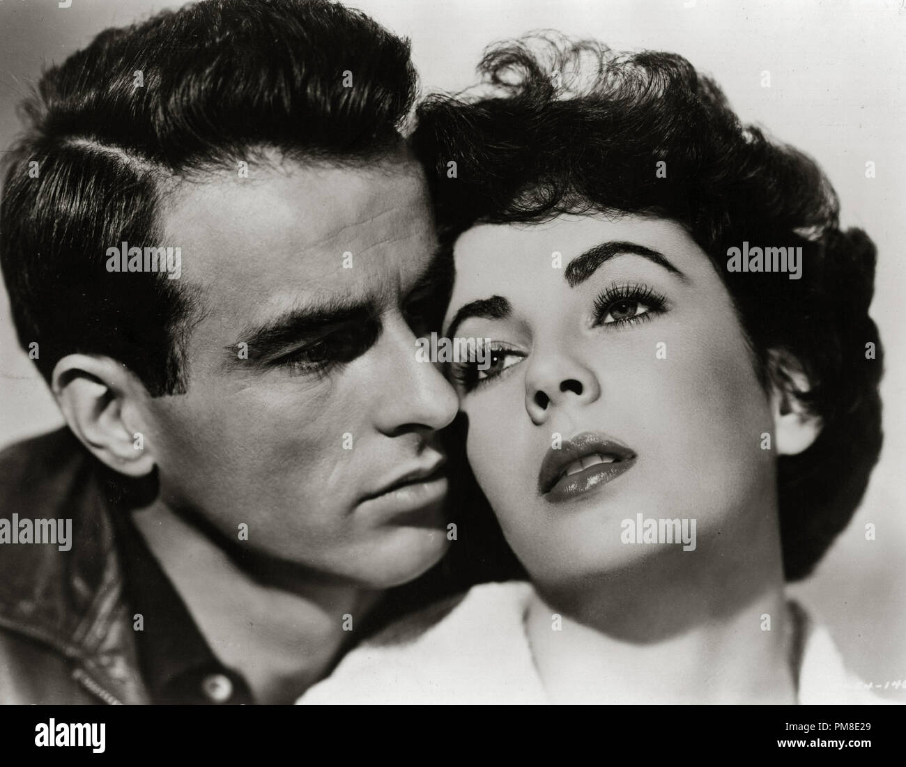 Montgomery Clift und Elizabeth Taylor, "ein Platz an der Sonne" 1951 ...
