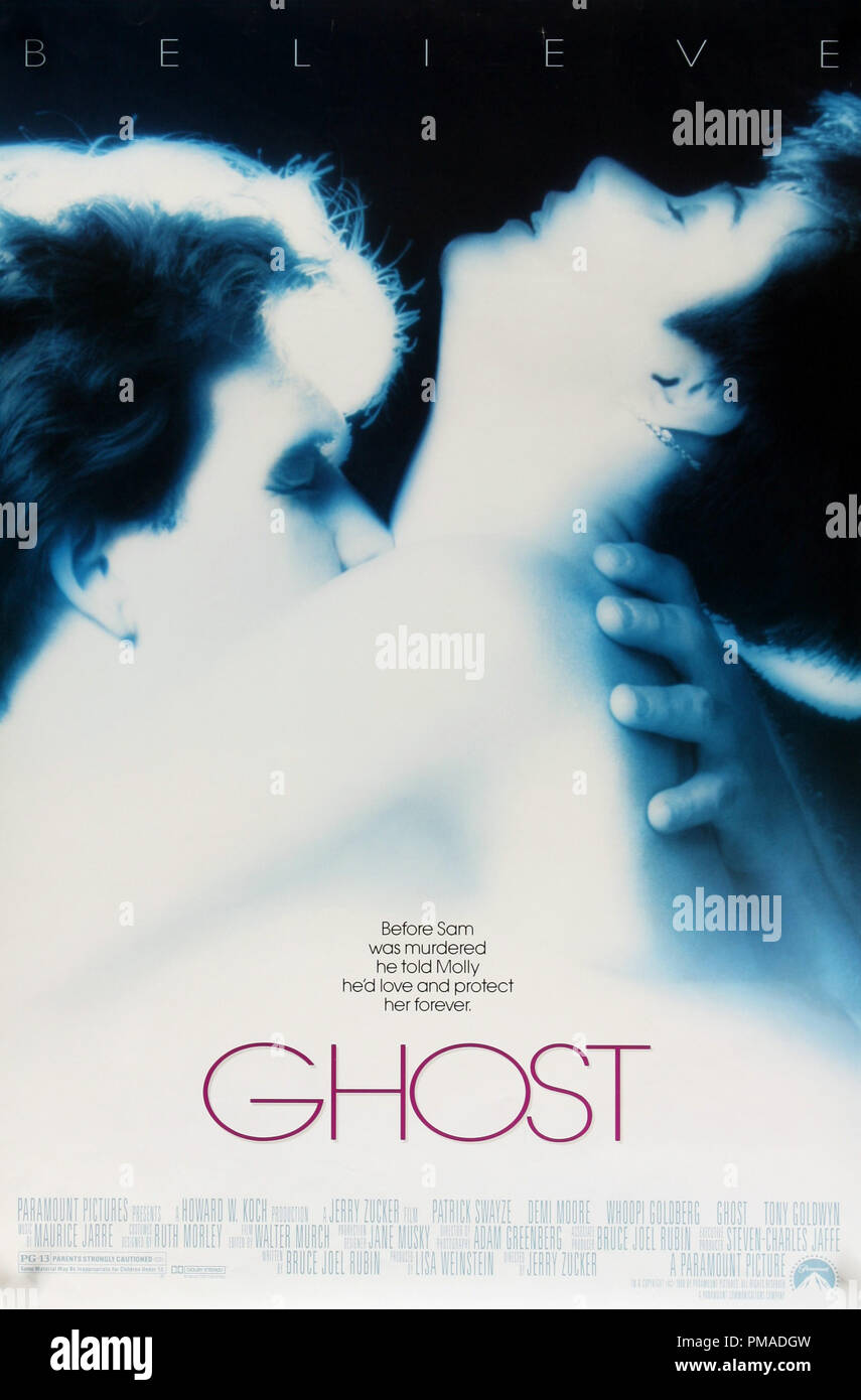 Ghost-US-Poster 1990 Paramount Pictures Patrick Swayze, Demi Moore ...