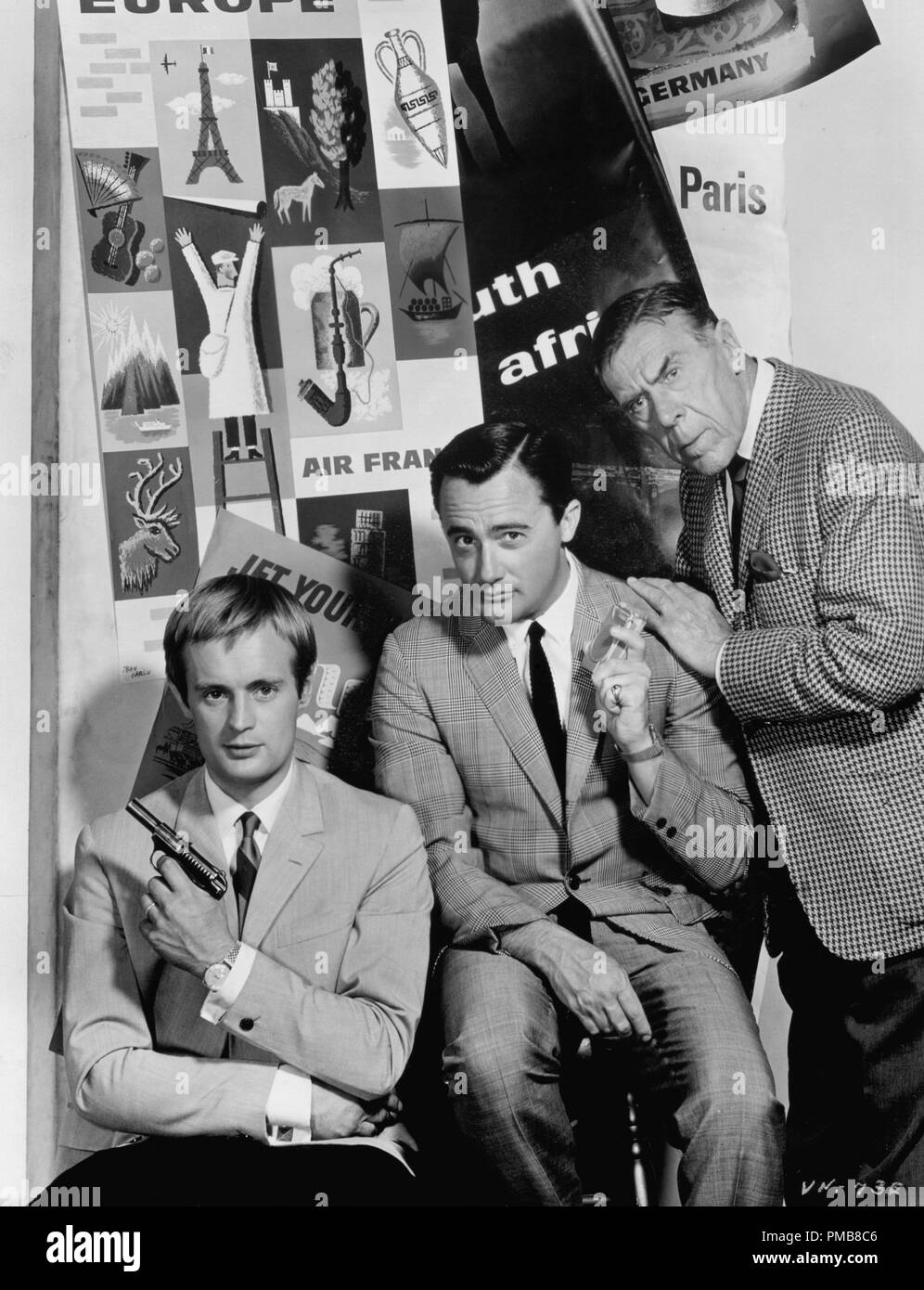 Robert Vaughn, David McCallum "der Mann vom UN-C.L.E' (1964 - 1968) NBC Datei Referenz # 32337 ...