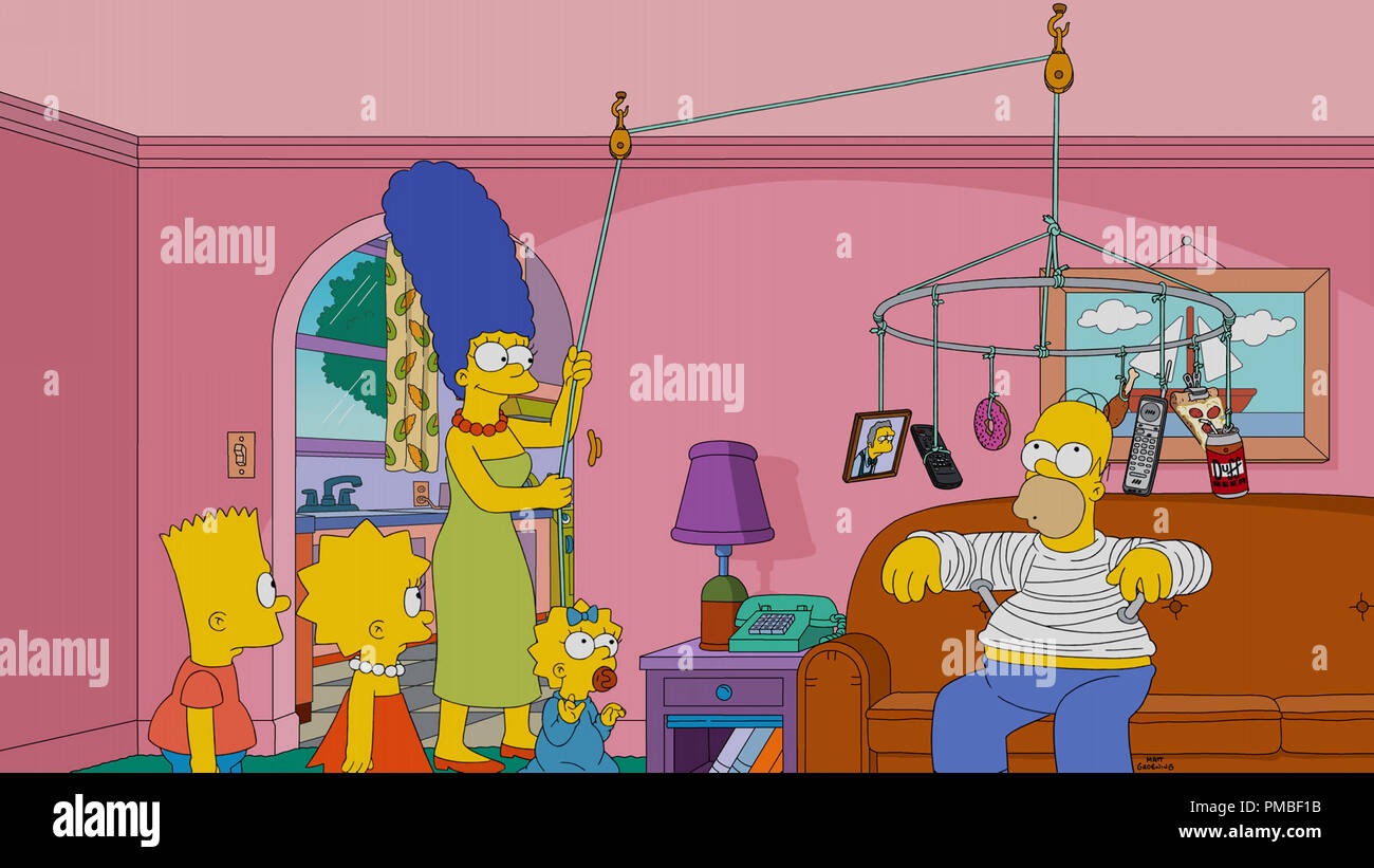 Bart Simpson, Lisa Simpson, Marge Simpson, Maggie Simpson, Homer ...