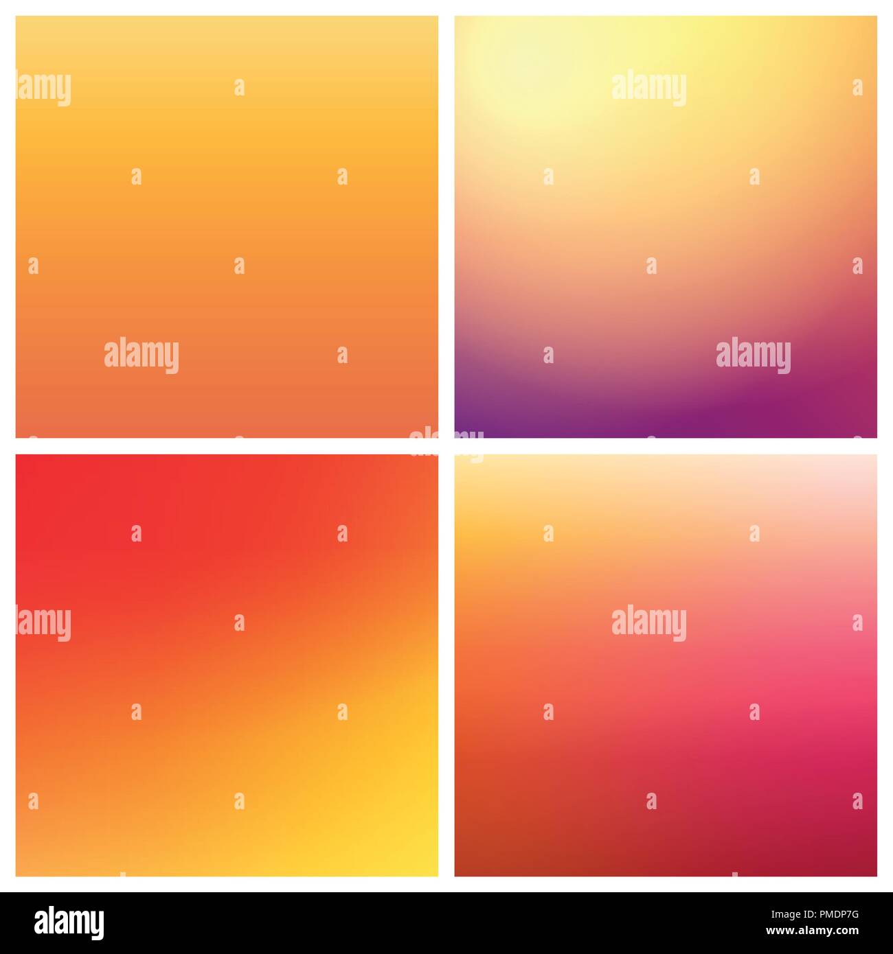 Der Vektor Gradient Hintergründe in warmen Farben. Moderne schöne bunte ... Der Vektor Gradient Hintergründe in warmen Farben. Moderne schöne bunte ...