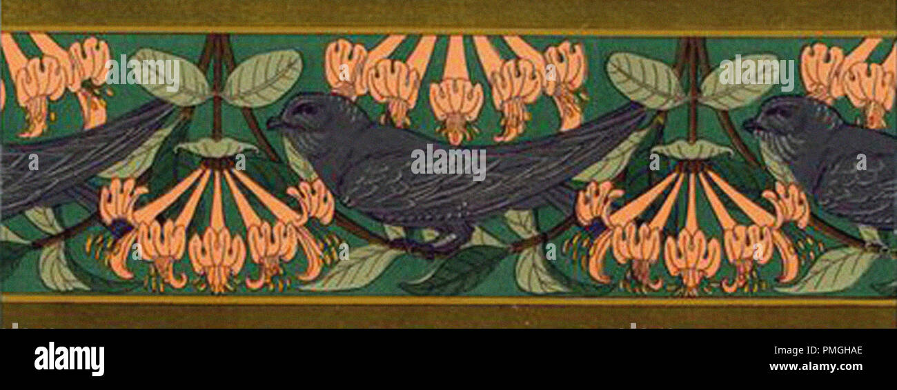 Jugendstil Art Nouveau Drawing Stockfotos und -bilder Kaufen - Alamy