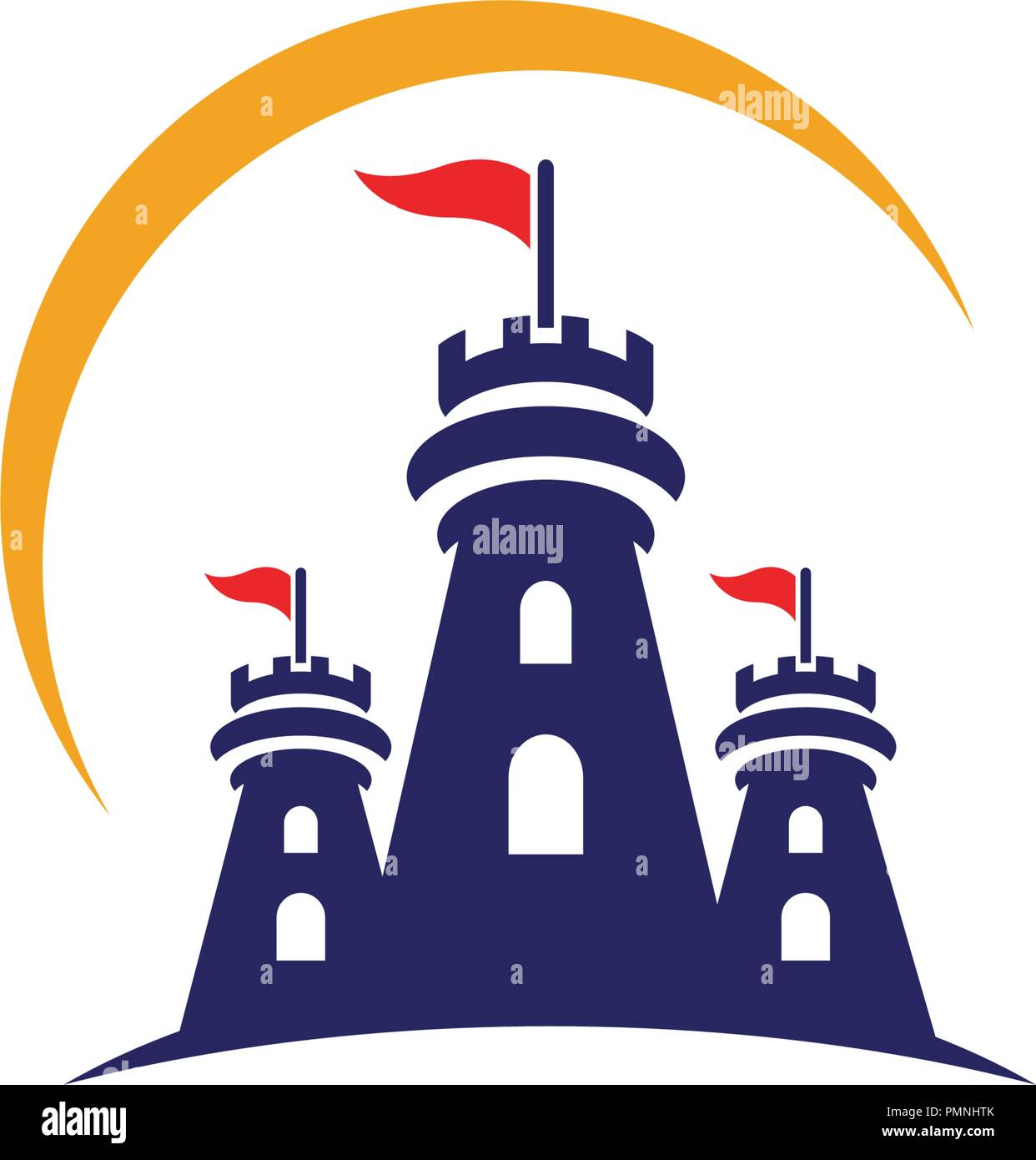 Castle logo -Fotos und -Bildmaterial in hoher Auflösung – Alamy