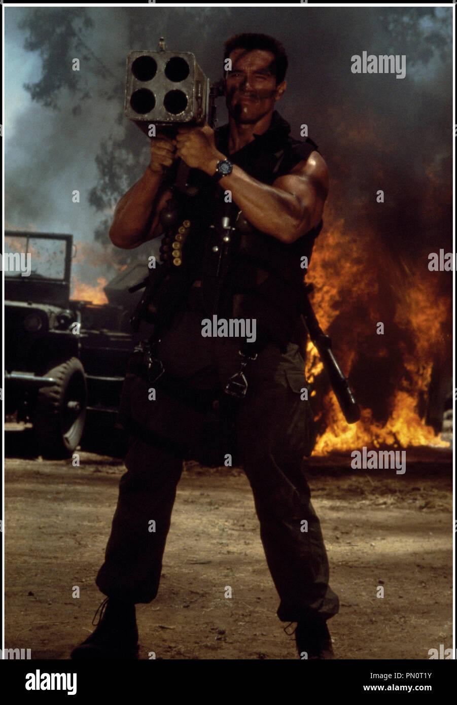 Arnold Schwarzenegger Commando Stockfotos & Arnold Schwarzenegger ...