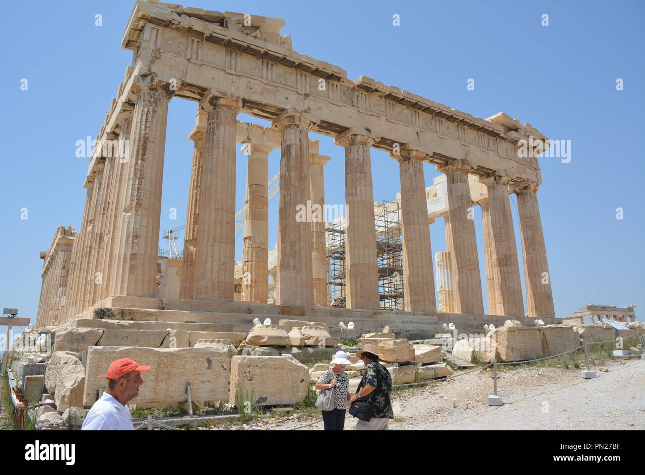 Akropolis von Athen, Griechenland, alte Griechenland Architektur ...