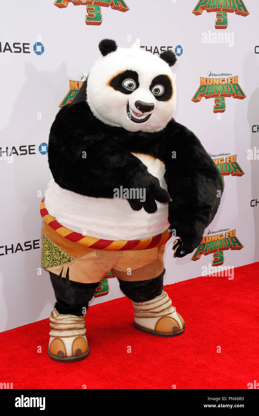 Po bei der Weltpremiere von Dreamworks Animation und Twentieth Century ...