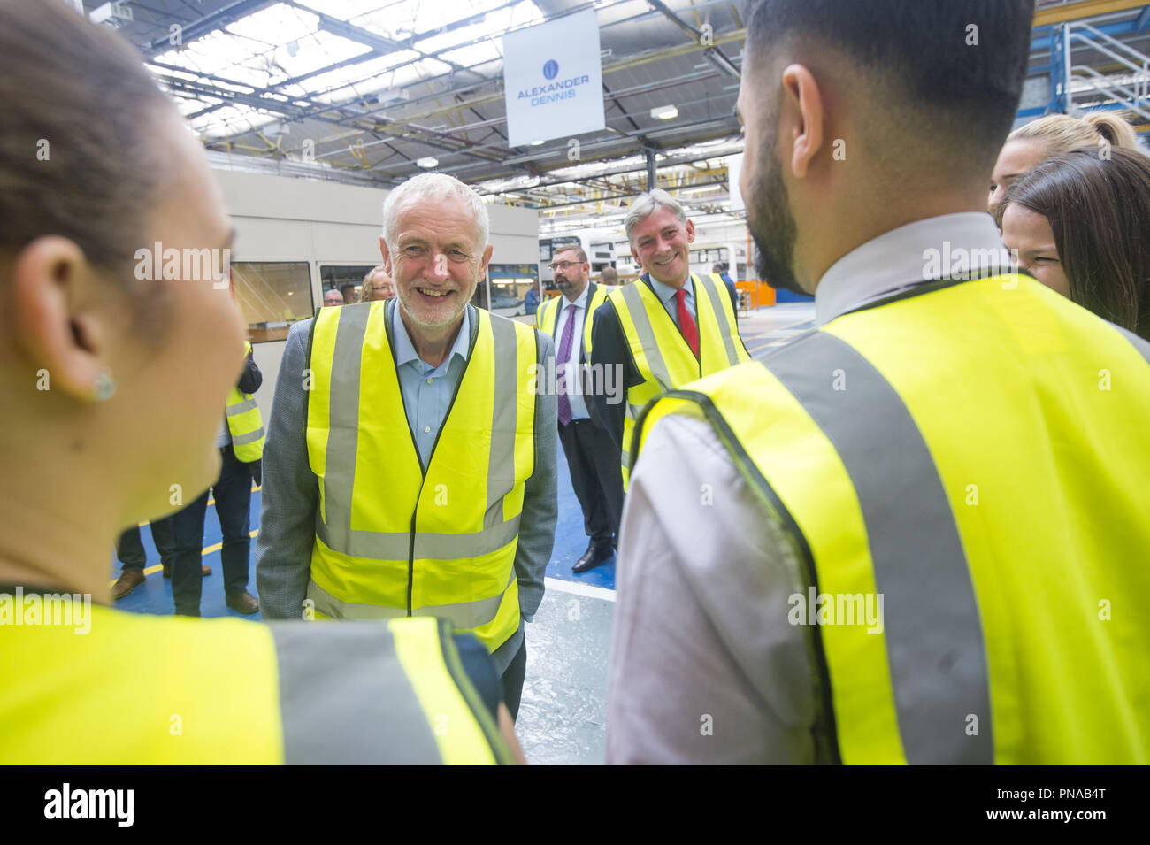 Jeremy Corbyn und Richard Leonard Kampagne auf der Arbeit", der es in ...