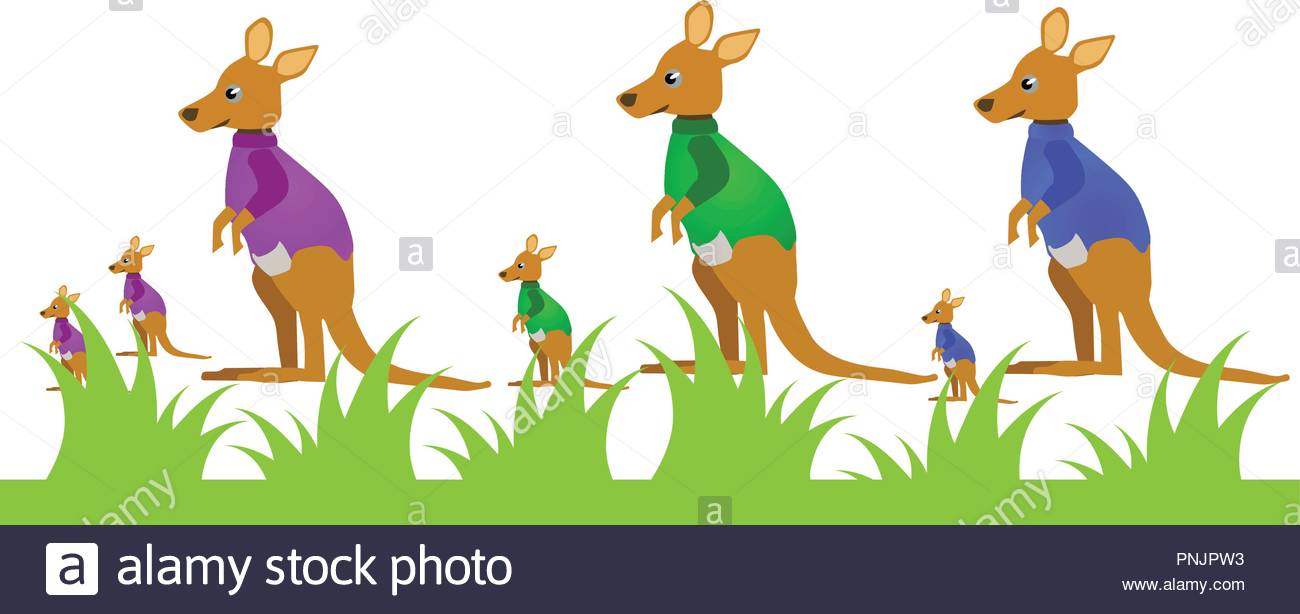 Cartoon Känguru Stockfotos & Cartoon Känguru Bilder - Alamy