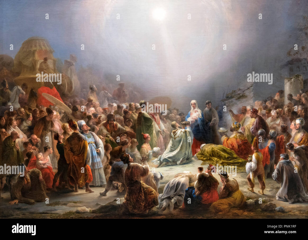 Anbetung der magier ölkunst -Fotos und -Bildmaterial in hoher Auflösung – Alamy