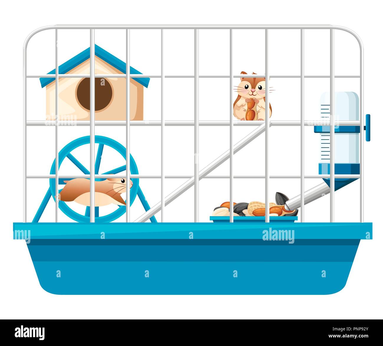 Hamster Wheel Illustration Stockfotos & Hamster Wheel Illustration ...