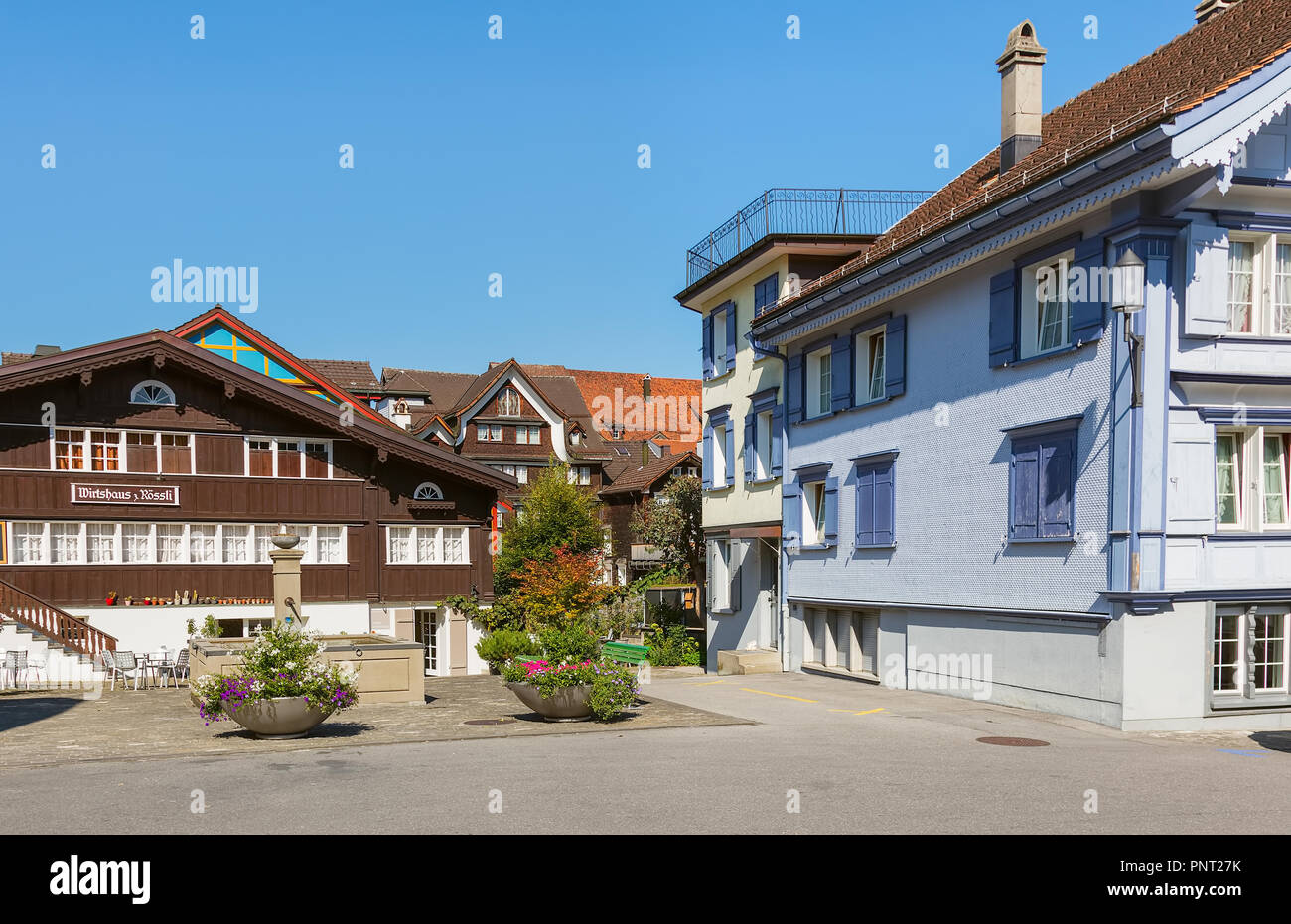 Appenzell Switzerland Traditional Architecture Stockfotos und -bilder ...