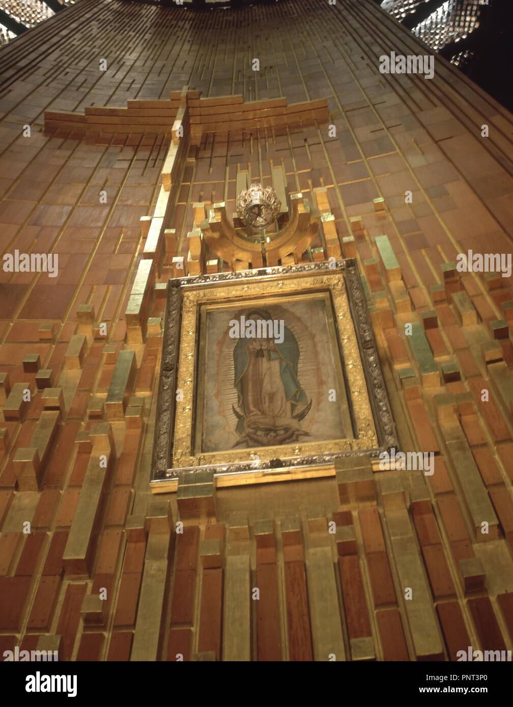 CUADRO DE LA VIRGEN DE GUADALUPE SE CREE QUE FUE PINTADO POR UN-INDIO ...