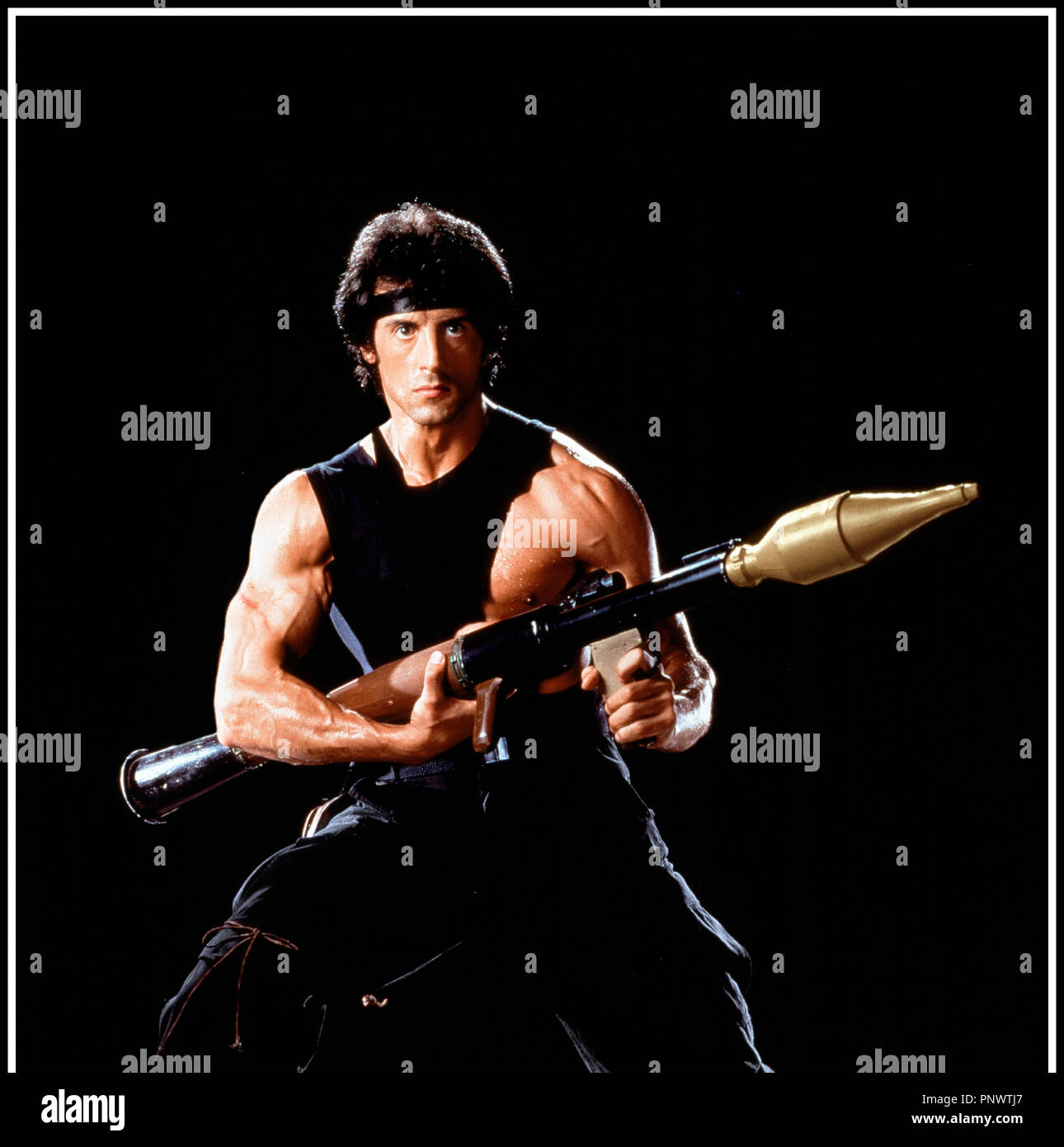 Sylvester Stallone Rambo First Blood Stockfotos & Sylvester Stallone ...