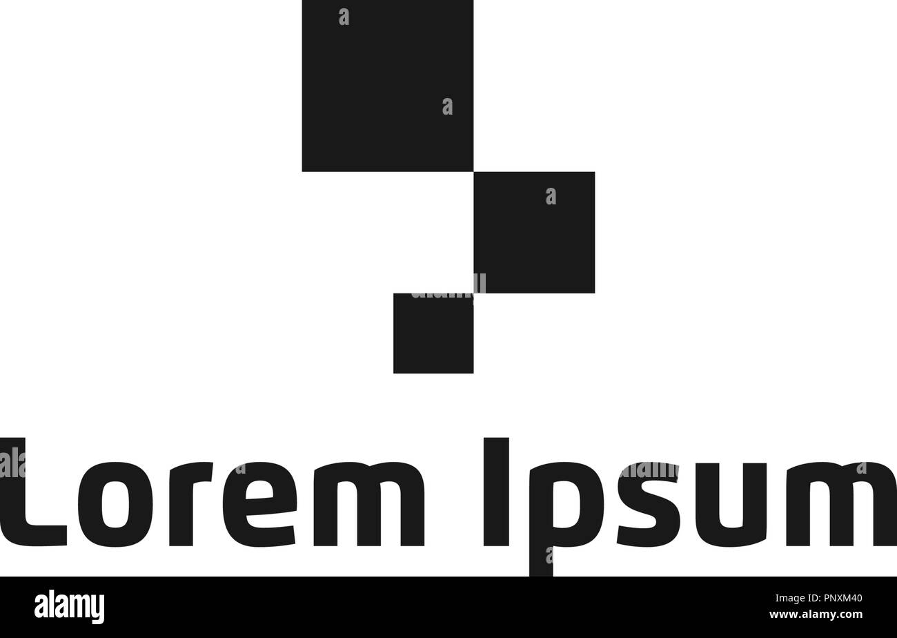 Pixel logo Stock-Vektorgrafiken kaufen - Alamy