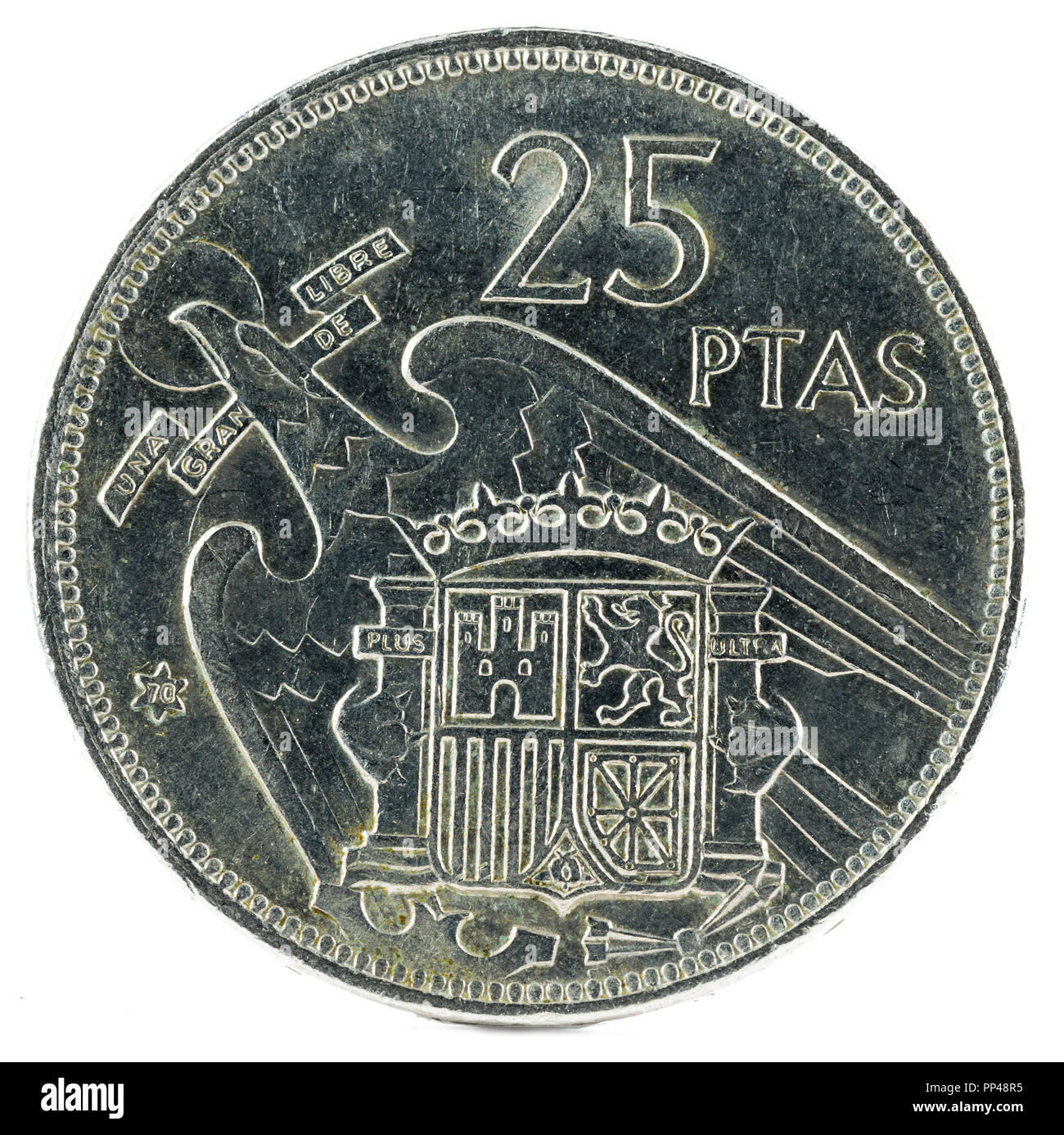 Spannende Alte Spanische Münze Bilder